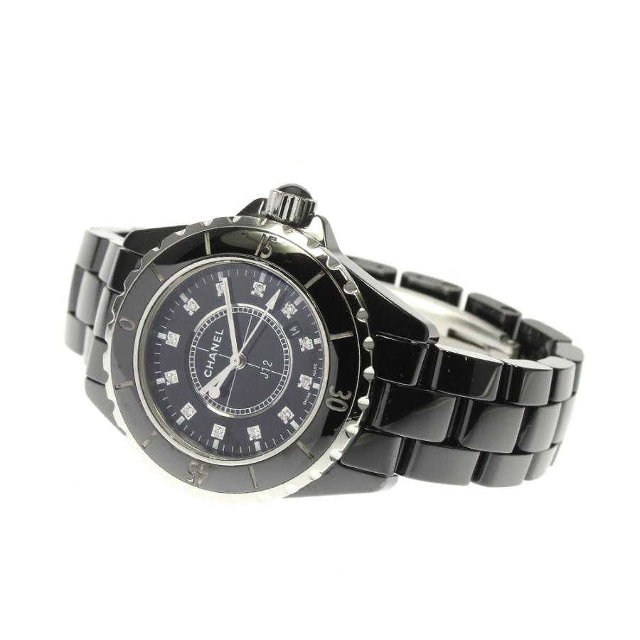 CHANEL シャネル H1625 J12 黒セラミック 12Pダイヤ クォーツ レディース _805042 : CLOSER Yahoo!ショップ - 通販 - Yahoo!ショッピング