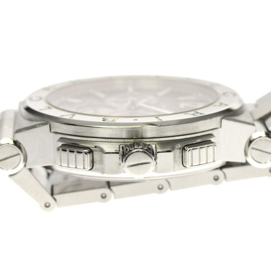 BVLGARI ブルガリ DG42SCH ディアゴノ カリブロ303 クロノグラフ 自動巻き メンズ 保証書付き_805312 ...