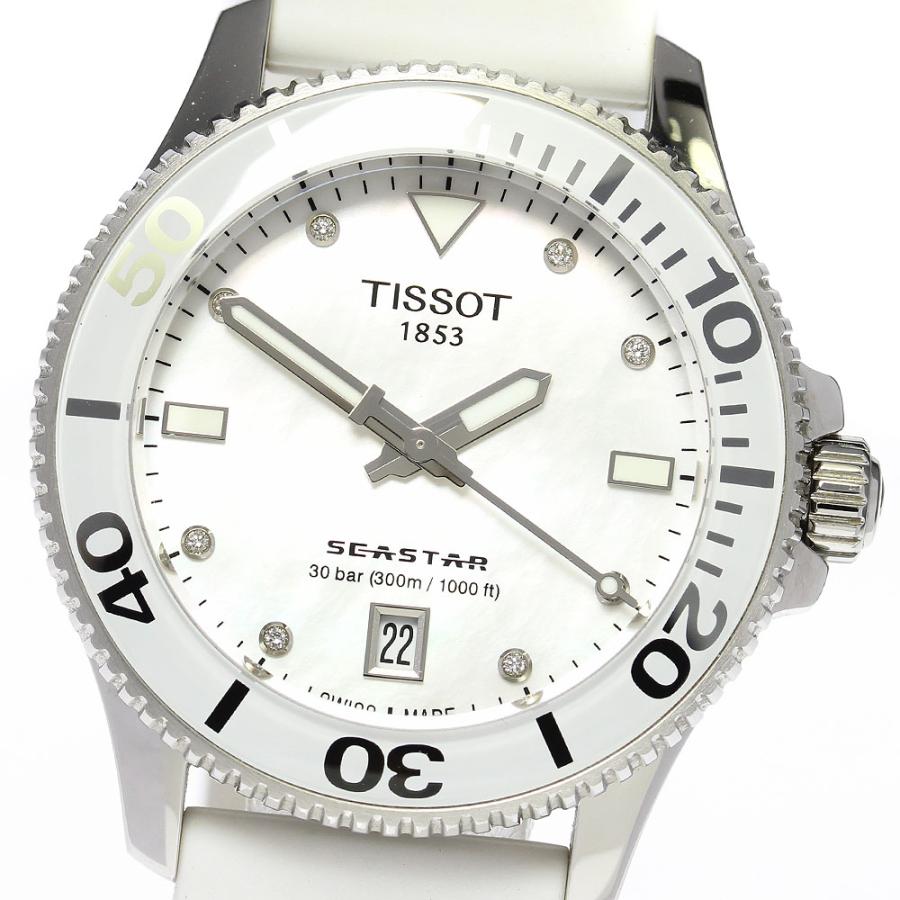TISSOT ティソ T120.210.17.116.00 T-スポーツ シースター 8Pダイヤモンド クォーツ ボーイズ 良品 _805516 : CLOSER Yahoo!ショップ ...