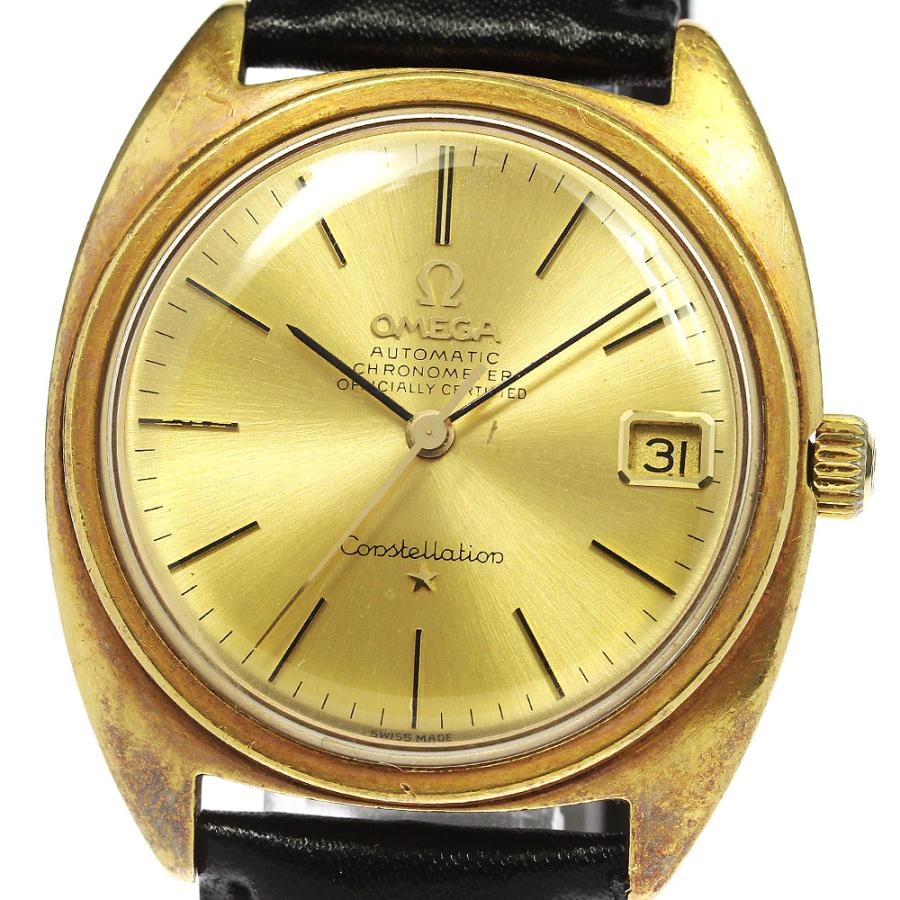オメガ OMEGA Ref.168.017 コンステレーション K18YG cal.564 デイト 自動巻き メンズ _805749 : ...