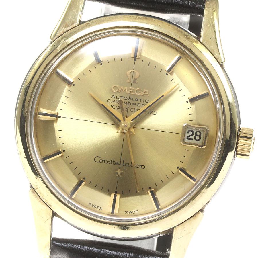 オメガ OMEGA 14393 61 SC コンステレーション Cal.561 デイト 12角 自動巻き メンズ _805870 : ...