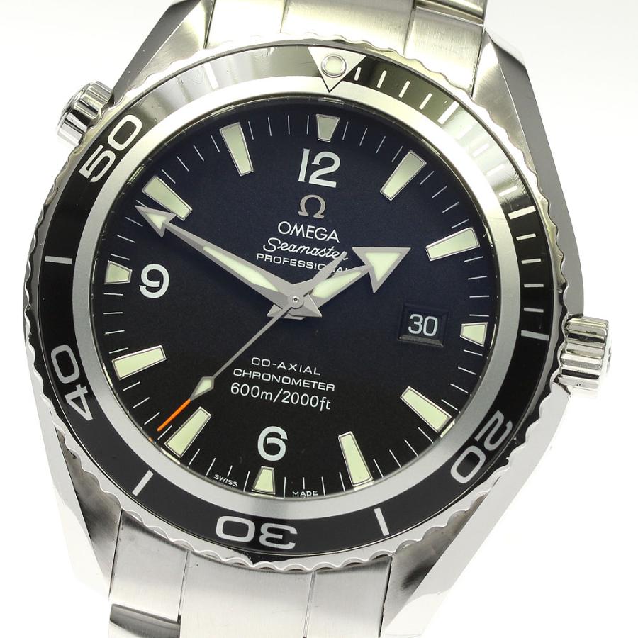 OMEGA オメガ 2900.50.91 シーマスター プラネットオーシャン デイト 自動巻き メンズ 箱・保証書付き_806056 ...