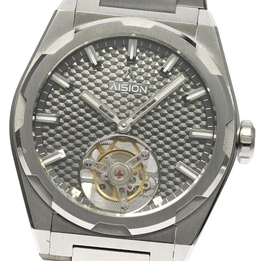 エイジオン AISION AN-T01 トゥールビヨン 手巻き メンズ 美品 箱・保証書付き_806419 : CLOSER Yahoo ...