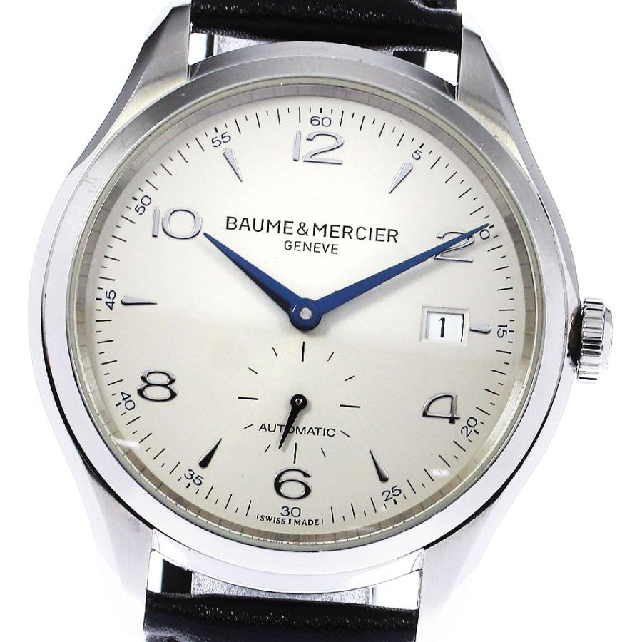BAUME&MERCIER ボーム＆メルシェ Baume & Mercier 65717 クリフトン スモールセコンド デイト 自動巻き ...