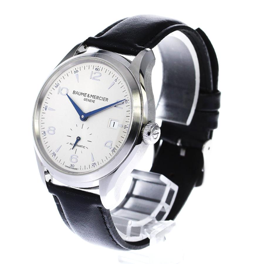 BAUME&MERCIER ボーム＆メルシェ Baume & Mercier 65717 クリフトン スモールセコンド デイト 自動巻き ...