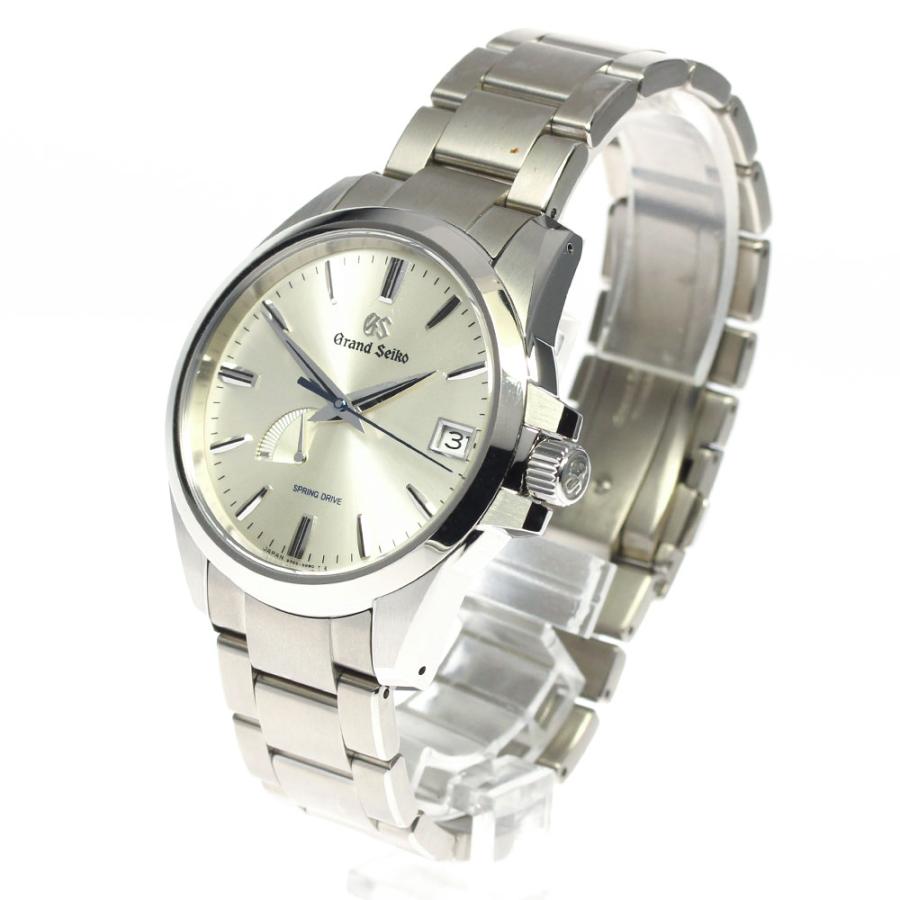 セイコー SEIKO SBGA279/9R65-0BG0 グランドセイコー パワーリザーブ デイト スプリングドライブ メンズ 美品 ...