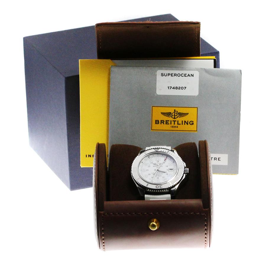 ブライトリング BREITLING A17365 スーパーオーシャンII 42 デイト 自動巻き メンズ 箱付き_807644 ...