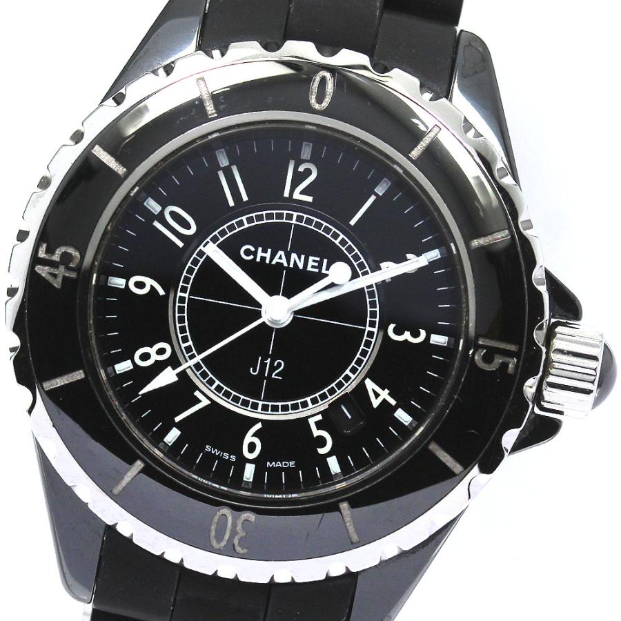 CHANEL シャネル H0680 J12 黒セラミック デイト クォーツ レディース _807704 : CLOSER Yahoo!ショップ - 通販 - Yahoo!ショッピング