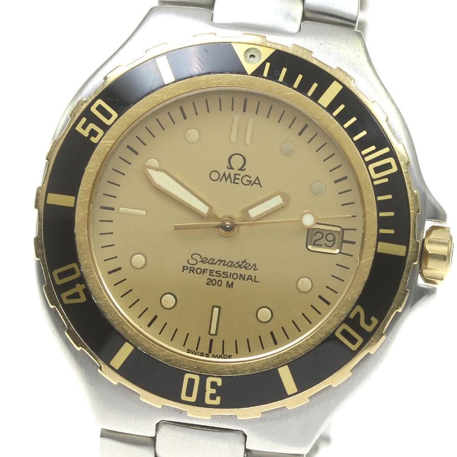 OMEGA ベルト訳あり オメガ シーマスター200 デイト クォーツ メンズ _807813 : CLOSER Yahoo!ショップ ...
