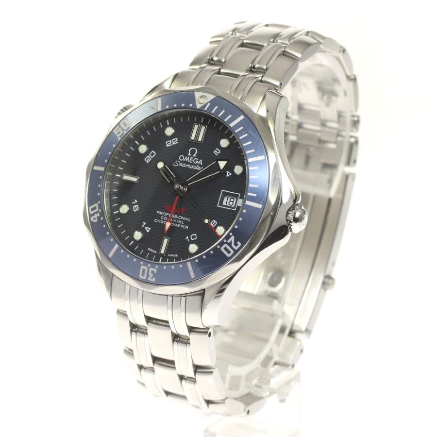 OMEGA オメガ 2535.80 シーマスター300 GMT 自動巻き メンズ 保証書付き_808352 : CLOSER Yahoo ...