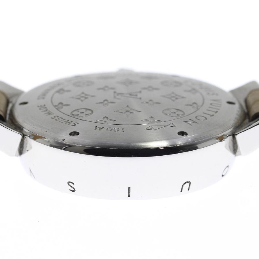 ルイ・ヴィトン LOUIS VUITTON Q1132 タンブール デイト GMT 自動巻き メンズ _808606 :808606 ...