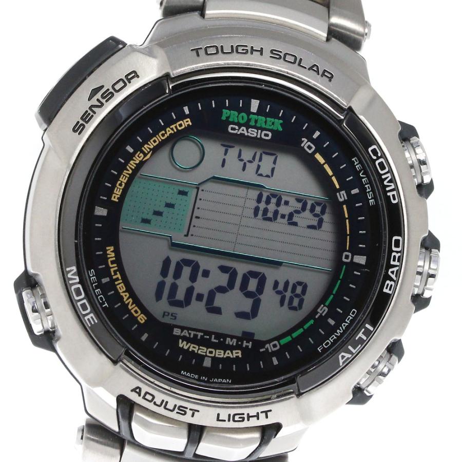 CASIO カシオ PRX-2500T プロトレック ソーラー電波 メンズ 良品 _808981 : CLOSER Yahoo!ショップ ...