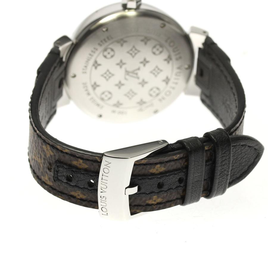 LOUIS VUITTON（ルイ・ヴィトン） LOUIS VUITTON Q1111 タンブール デイト クォーツ メンズ 美品 箱・保証書 ...