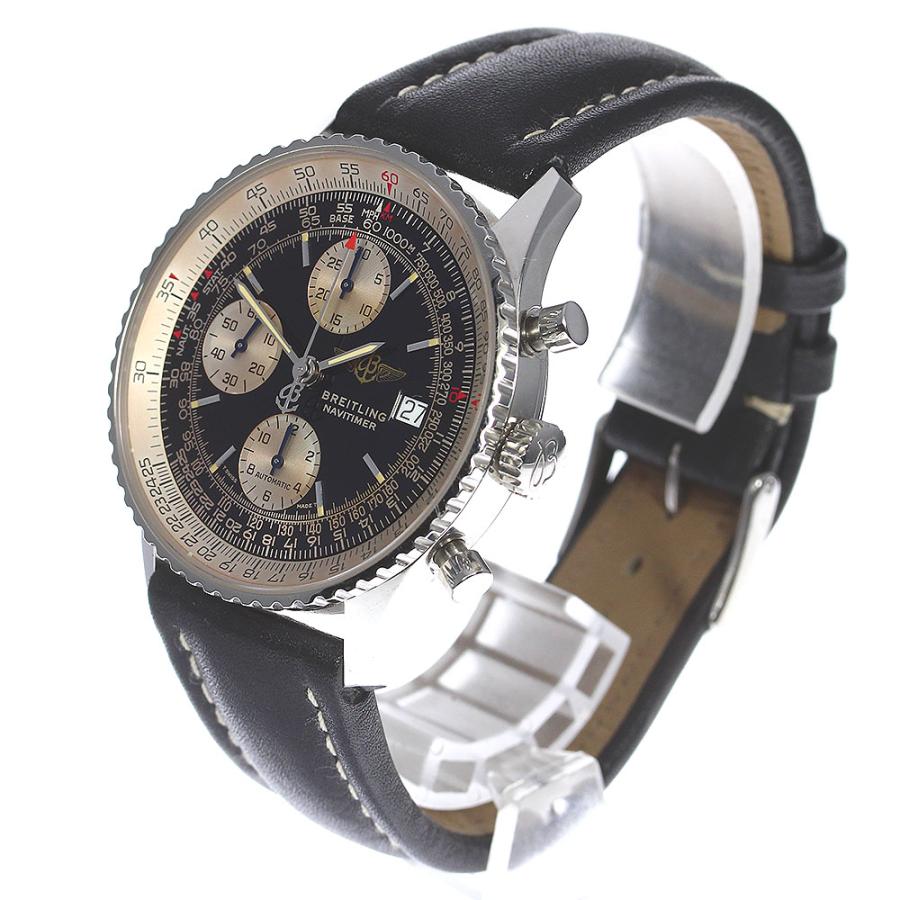 ブライトリング BREITLING A13022 オールドナビタイマー クロノグラフ デイト 自動巻き メンズ _809259 ...