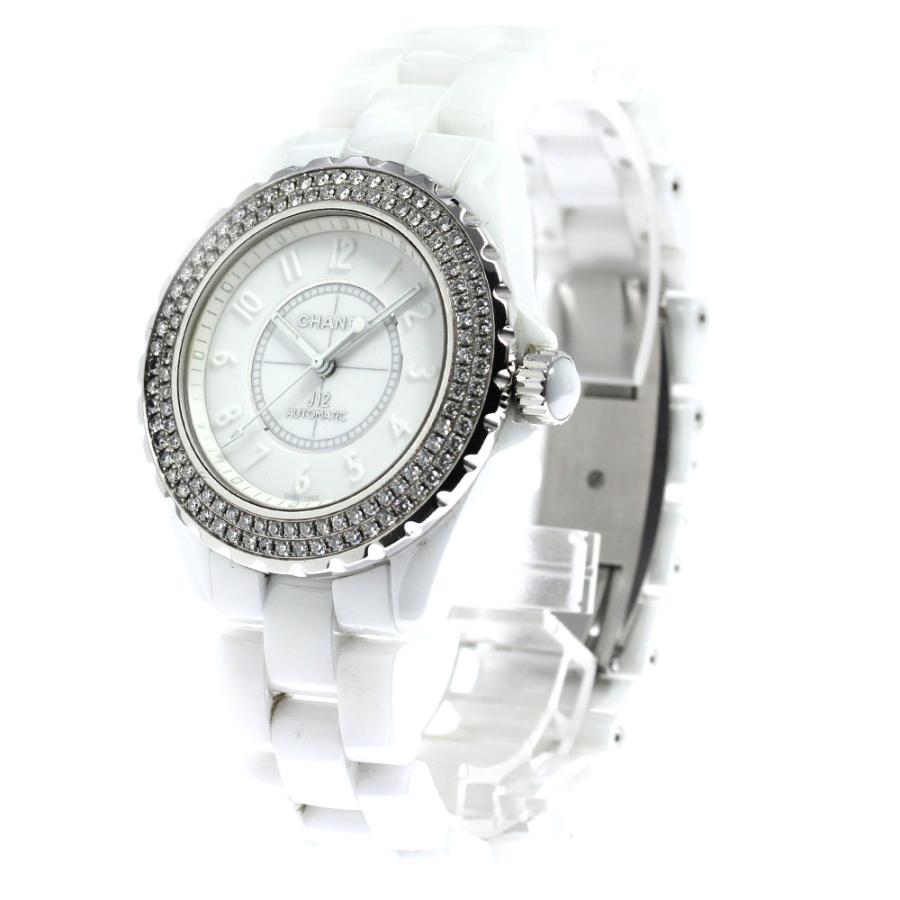 CHANEL シャネル H3443 J12 ホワイトファントム アフターダイヤベゼル 自動巻き メンズ _809275 : CLOSER ...
