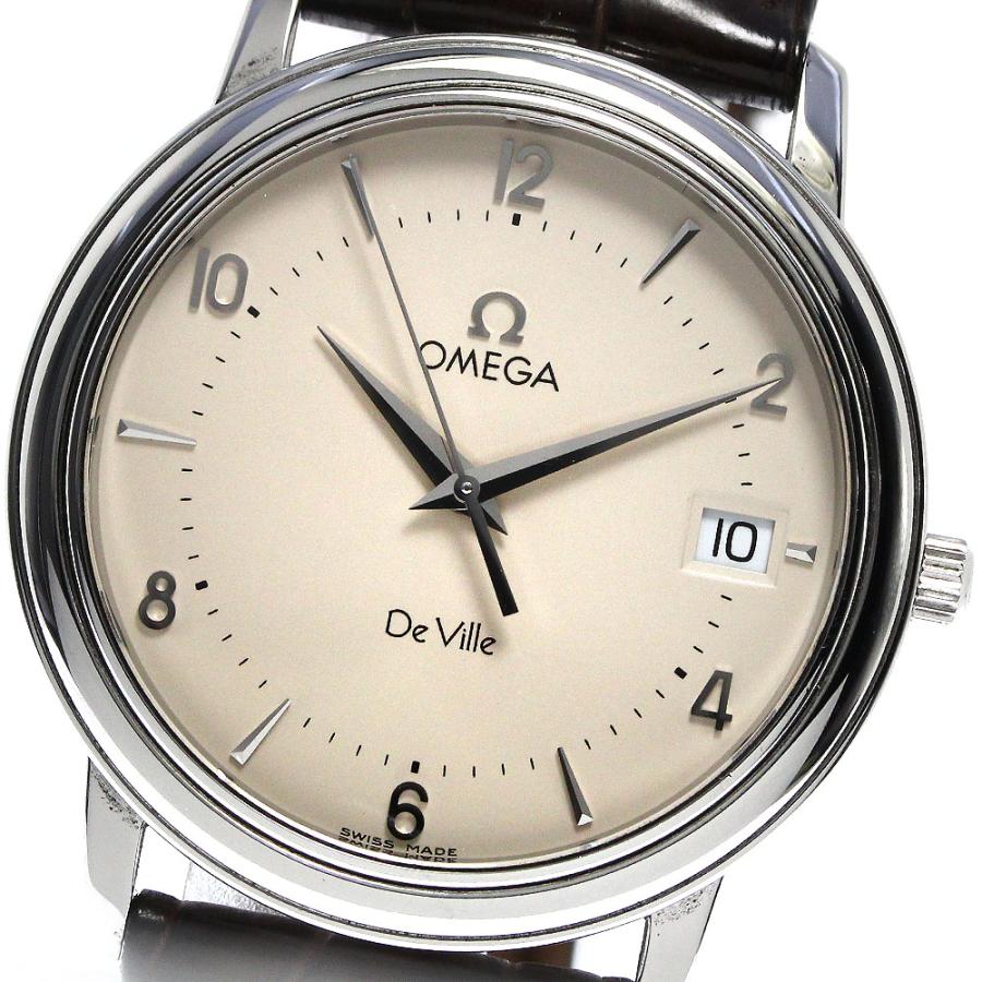 OMEGA オメガ デビル プレステージ デイト クォーツ メンズ _809377 : CLOSER Yahoo!ショップ - 通販 - Yahoo!ショッピング