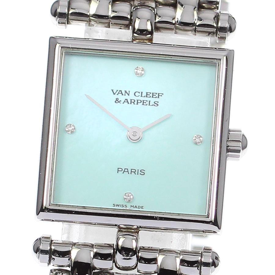 Van Cleef ＆ Arpels ヴァンクリーフ＆アーペル & クラシック 4Pダイヤ クォーツ レディース _809394 : CLOSER Yahoo!ショップ - 通販 ...