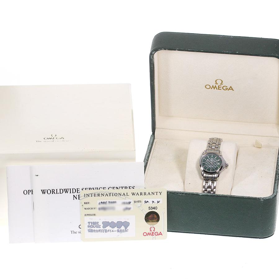 オメガ OMEGA 2586.70 シーマスター120 ジャックマイヨール クォーツ レディース 箱・保証書付き_809401 :809401 ...