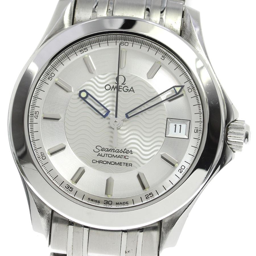 OMEGA オメガ 2501.31 シーマスター120 クロノメーター デイト 自動巻き メンズ 保証書付き_809416 : CLOSER ...