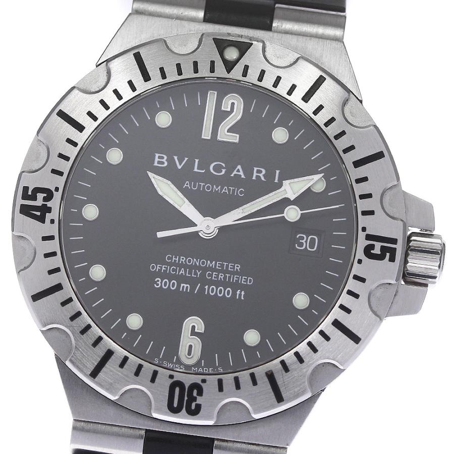 BVLGARI ブルガリ SD40S ディアゴノ スクーバ デイト 自動巻き メンズ 内箱付き_810101【ev10】 : CLOSER Yahoo!ショップ - 通販 - Yahoo!ショッピング