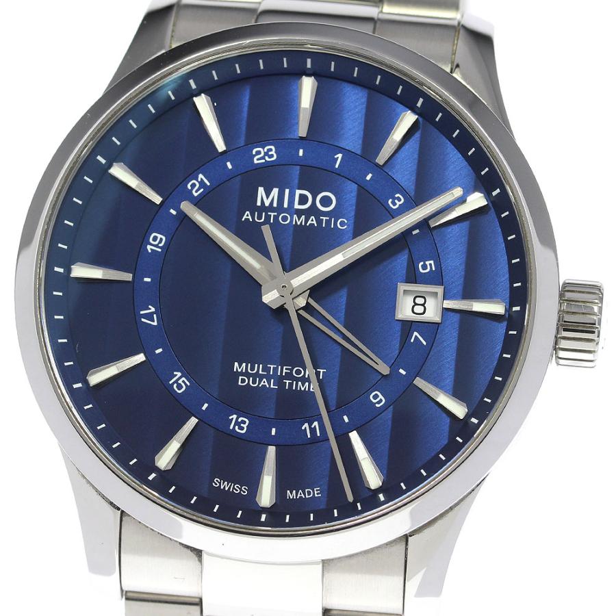 ミドー MIDO M038.429.11.041.00 マルチフォート デュアルタイム GMT デイト 自動巻き メンズ 良品 箱・保証書付き_810194 : CLOSER Yahoo ...