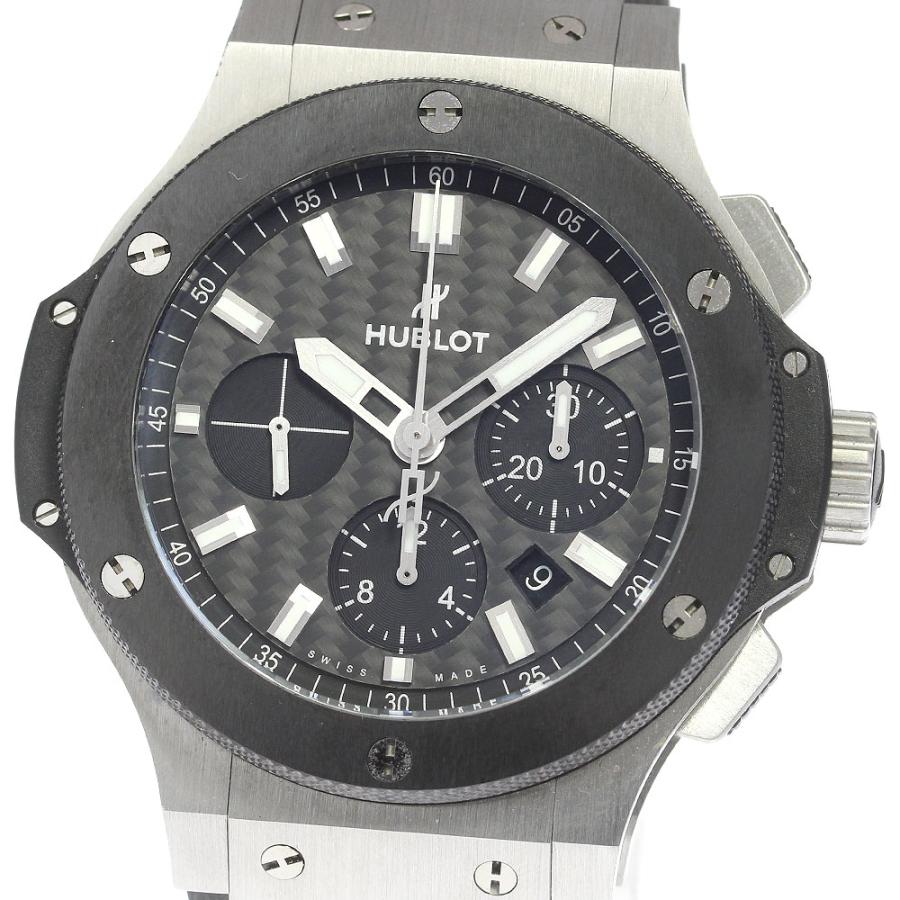 HUBLOT ウブロ 301.SM.1770.RX ビッグバン スチール セラミック クロノグラフ 自動巻き メンズ 美品 箱・保証書付き ...