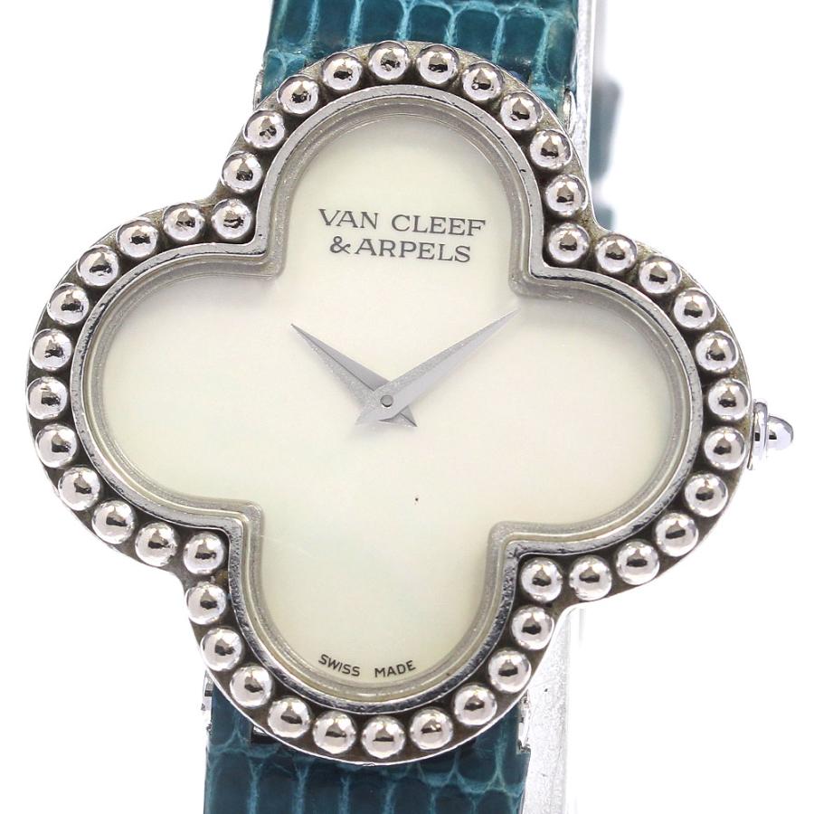 Van Cleef ＆ Arpels（ヴァンクリーフ ＆ アーペル） Van Cleef & Arpels アルハンブラ K18WG クォーツ レディース _811006 : CLOSER ...
