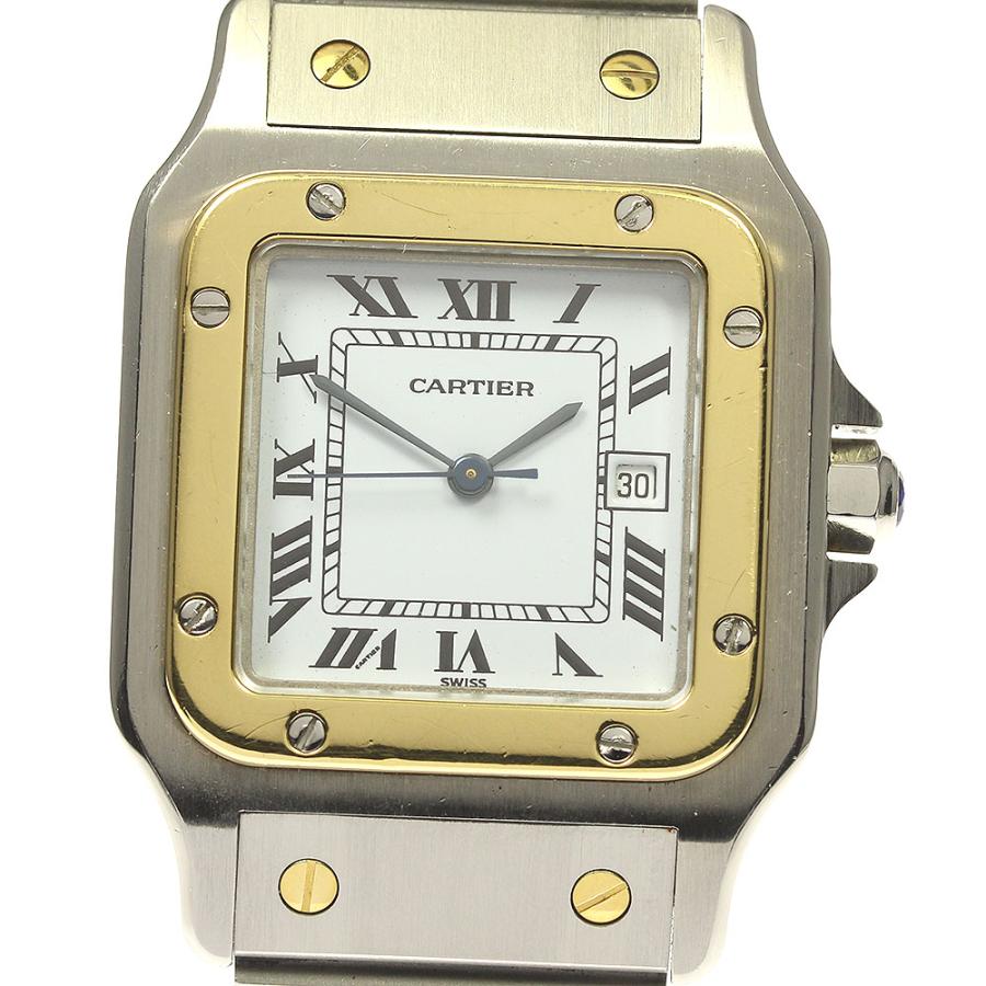 カルティエ CARTIER サントスガルベLM デイト 自動巻き メンズ 箱付き_811074 : CLOSER Yahoo!ショップ ...