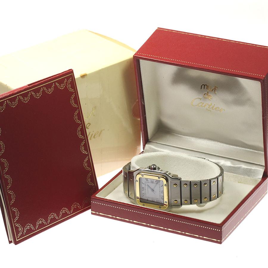 カルティエ CARTIER サントスガルベLM デイト 自動巻き メンズ 箱付き_811074 : CLOSER Yahoo!ショップ ...