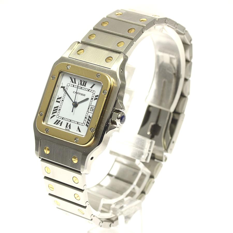 カルティエ CARTIER サントスガルベLM デイト 自動巻き メンズ 箱付き_811074 : CLOSER Yahoo!ショップ ...