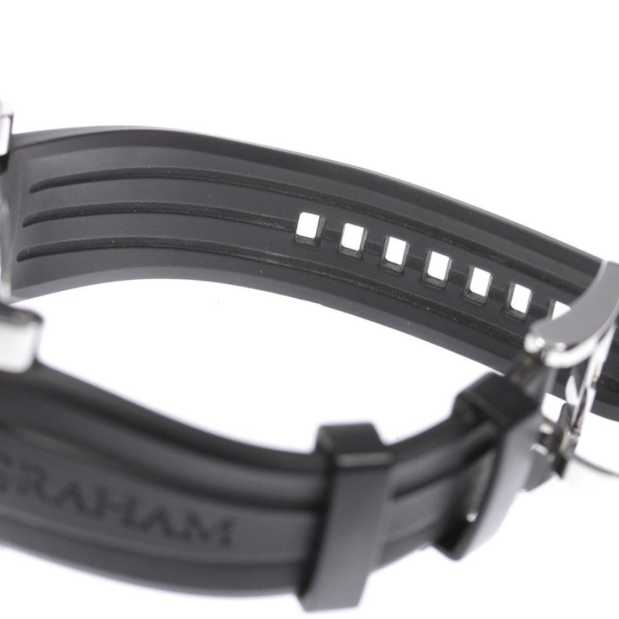 GRAHAM グラハム 20VDES.B02A.K10B クロノファイター オーバーサイズ クロノグラフ デイト 自動巻き メンズ 保証書付き ...