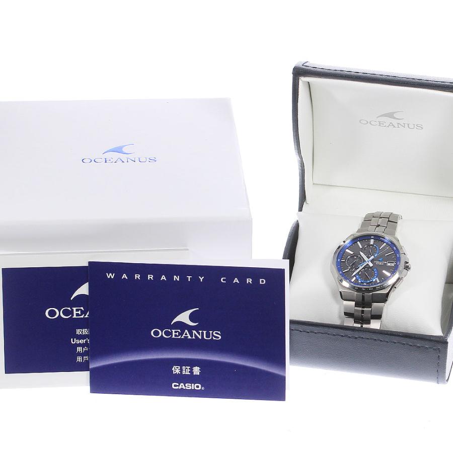 カシオ CASIO OCW-S5000-1AJF オシアナス マンタ ソーラー電波 メンズ 良品 箱・保証書付き_811720 :811720 ...
