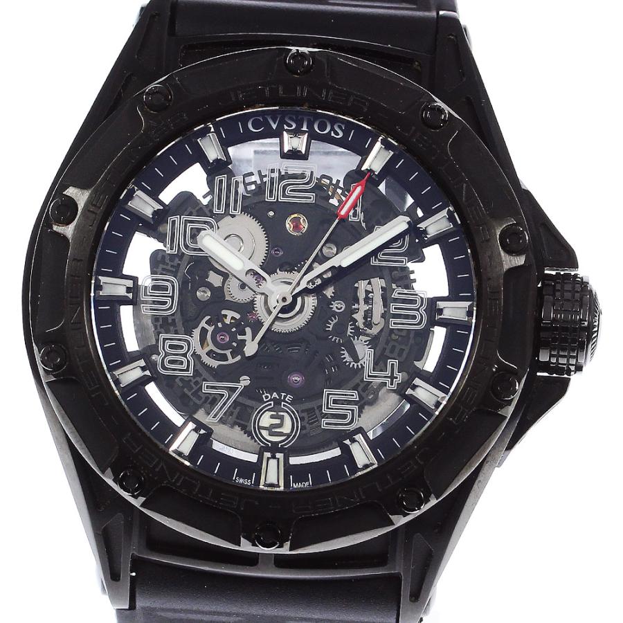 CVSTOS クストス R45 チャレンジ-R ジェットライナーSL デイト 自動巻き メンズ _811759 : CLOSER Yahoo!ショップ - 通販 - Yahoo!ショッピング