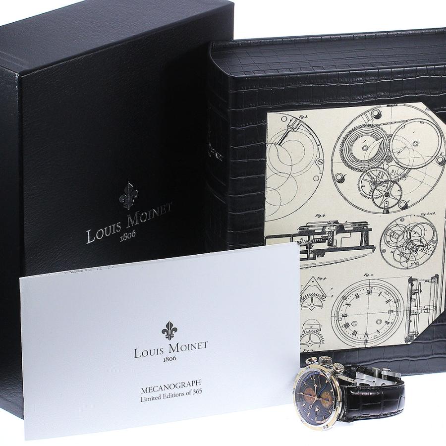 ルイ・モネ LOUIS MOINET LM31.40.OP/50 クロノグラフ 自動巻き メンズ 良品 箱・保証書付き_812019 : ...