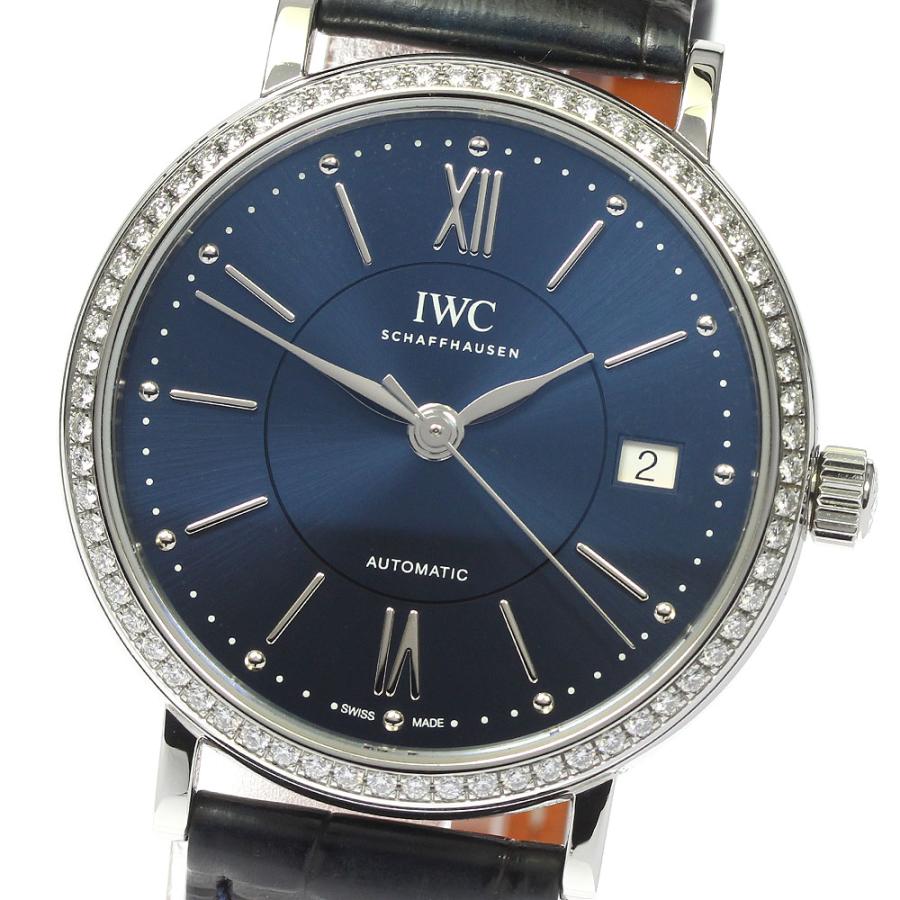 IWC SCHAFFHAUSEN IW458111 ポートフィノ デイト 自動巻き ボーイズ 良品 箱・保証書付き_812145 ...