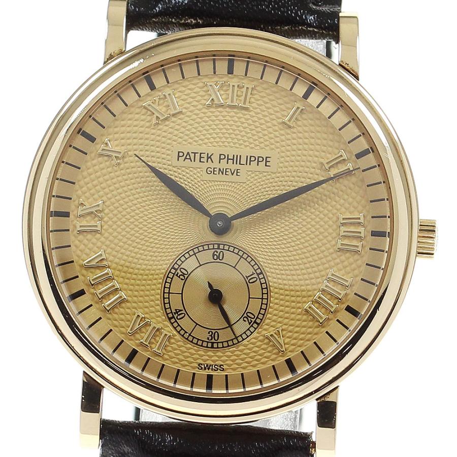 PATEK PHILIPPE パテックフィリップ 5022J カラトラバ K18YG スモールセコンド 手巻き メンズ _812188 : CLOSER Yahoo!ショップ - 通販 ...