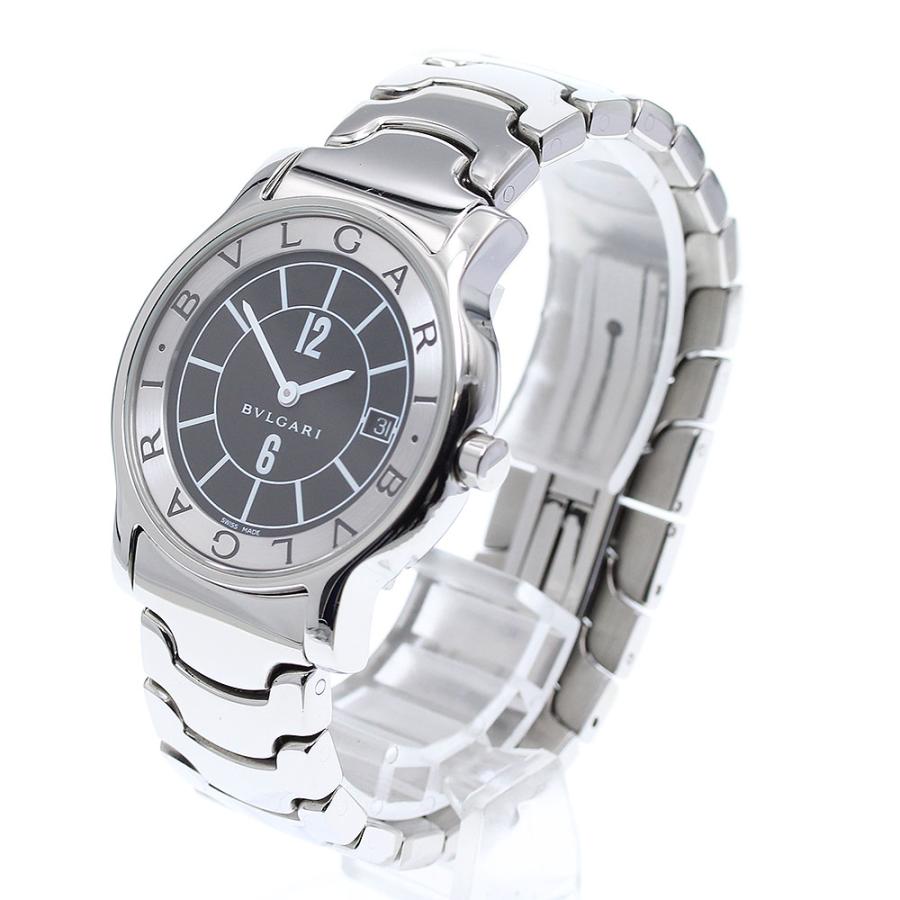 BVLGARI ブルガリ ST35S ソロテンポ デイト クォーツ メンズ _812831 : CLOSER Yahoo!ショップ - 通販 - Yahoo!ショッピング