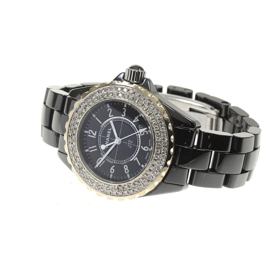 シャネル CHANEL H0682 J12 黒セラミック 33MM アフターダイヤベゼル クォーツ レディース _813108 : 813108 : CLOSER Yahoo!ショップ ...