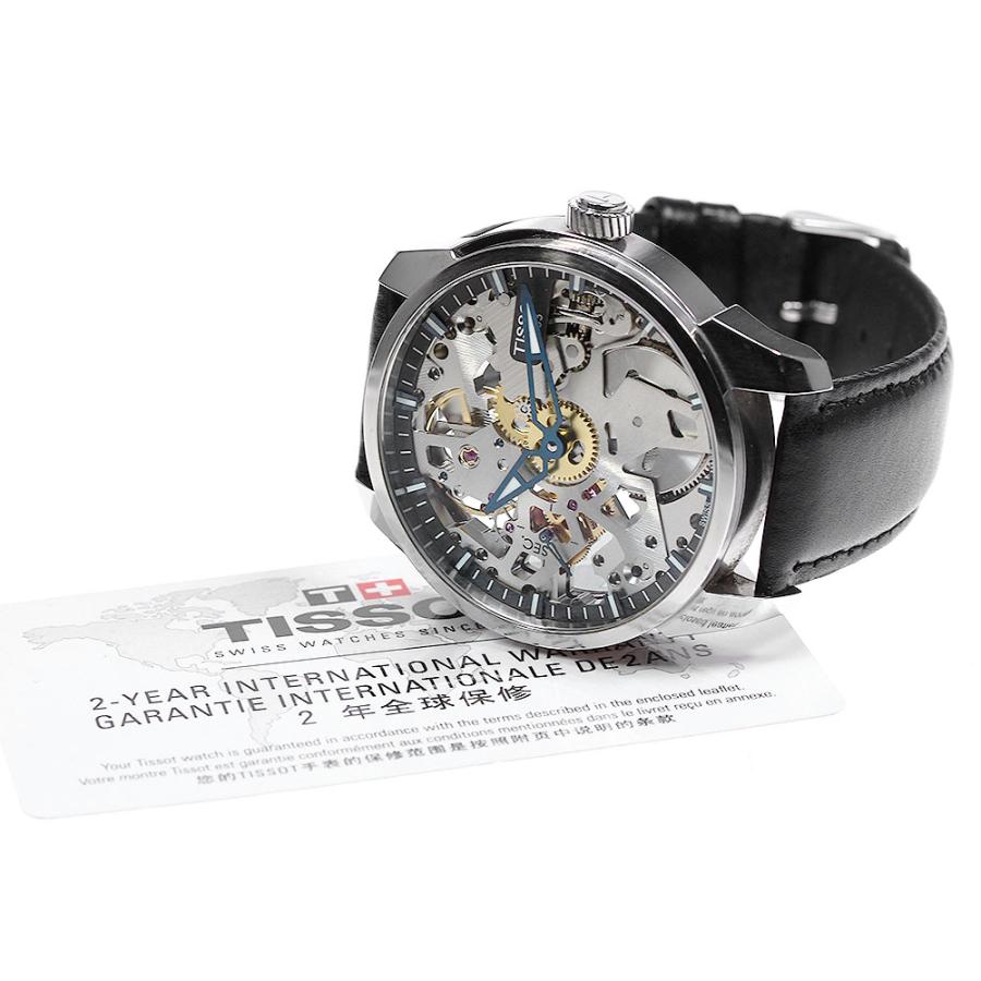 TISSOT ティソ T070.405.16.411.00 T-コンプリカシオン スケレッテ 手巻き メンズ 保証書付き_813127 ...