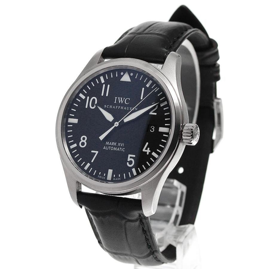 IWC IWC SCHAFFHAUSEN IW325501 パイロットウォッチ マークXVI デイト 自動巻き メンズ 良品 保証書付き ...