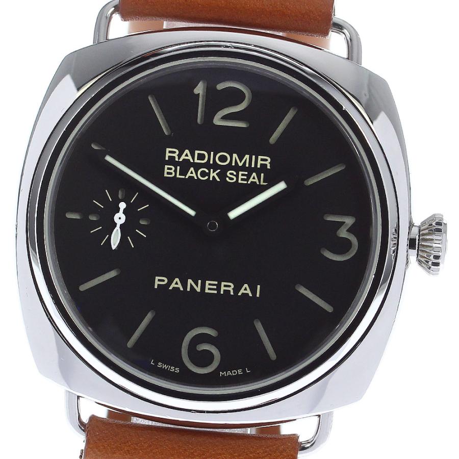 OFFICINE PANERAI パネライ PAM00183 ラジオミール ブラックシール スモールセコンド 手巻き メンズ 箱・保証書付き_813330 : CLOSER Yahoo ...
