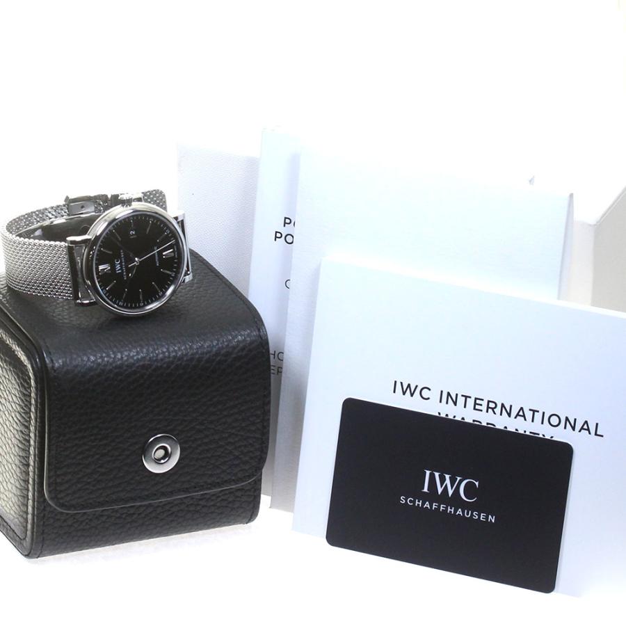 IWC SCHAFFHAUSEN IW356508 ポートフィノ デイト 自動巻き ボーイズ 良品 箱・保証書付き_813508 ...