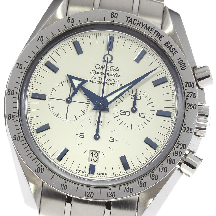 OMEGA オメガ 3551.20 スピードマスター ブロードアロー クロノグラフ 自動巻き メンズ 良品 保証書付き_813562 ...