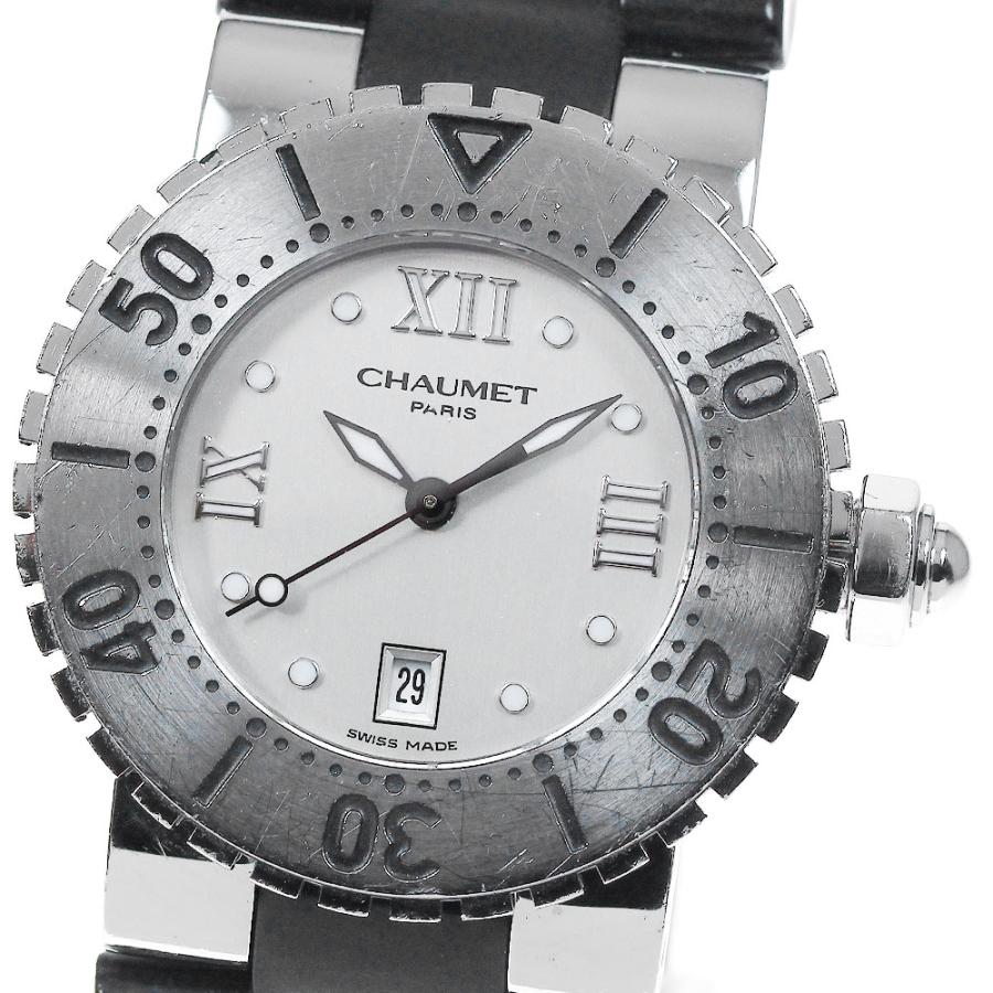 CHARRIOL ショーメ Chaumet 622B-11206 クラスワン デイト クォーツ レディース 箱付き_813869 ...