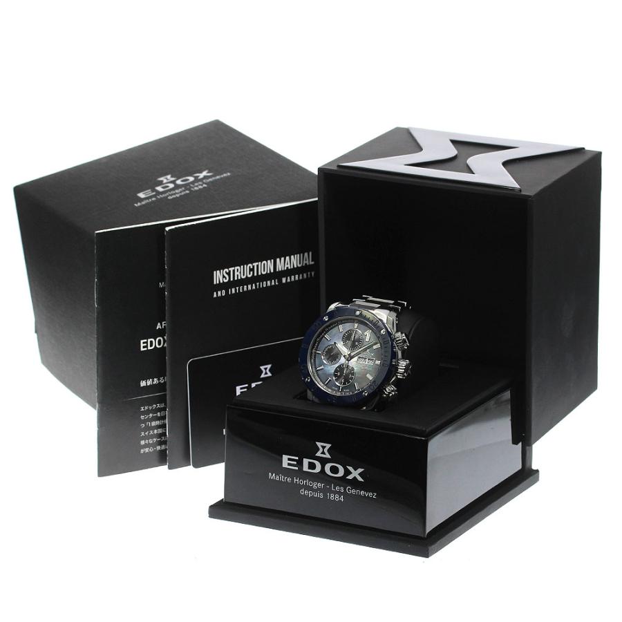 EDOX エドックス 10221 クロノオフショア1 クロノグラフ 自動巻き メンズ 良品 箱・保証書付き_813982 : CLOSER Yahoo!ショップ - 通販 - Yahoo!ショッピング