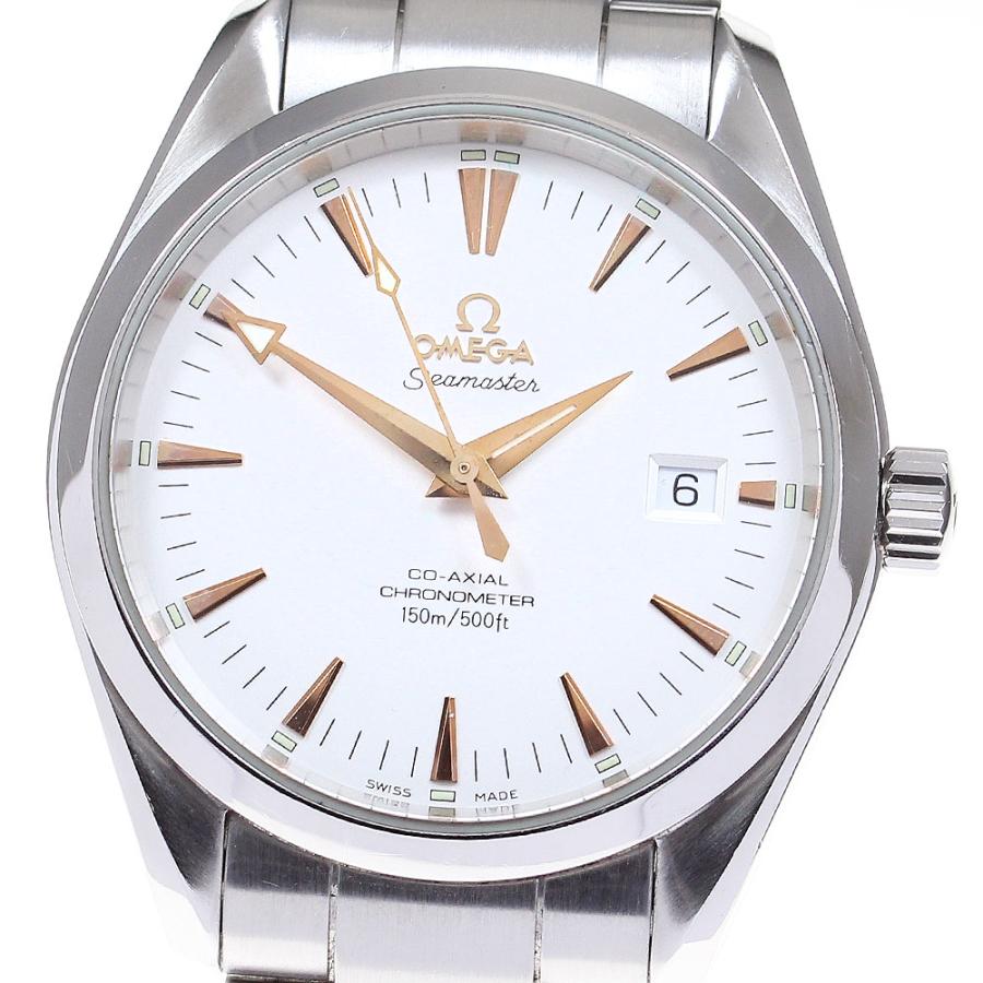 OMEGA オメガ 2503.34 シーマスター アクアテラ コーアクシャル クロノメーター 自動巻き メンズ _814508 ...
