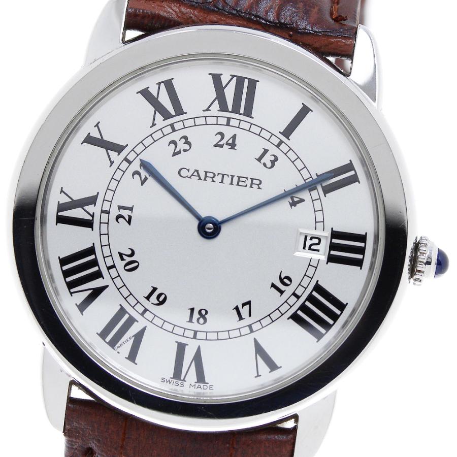 Cartier（カルティエ） CARTIER W6700255 ロンドソロ LM デイト クォーツ メンズ _815401 : CLOSER ...