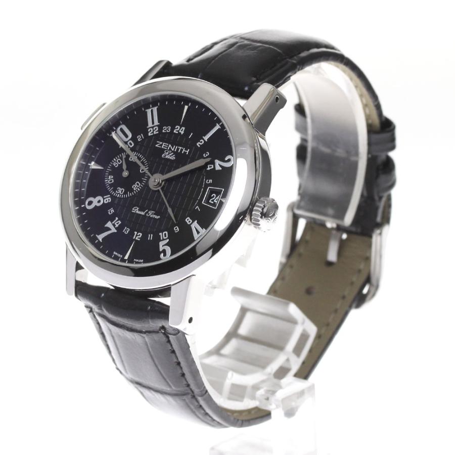 ZENITH（時計） ゼニス ZENITH 01/02.0451.682 ポートロワイヤル エリート デュアルタイム GMT 自動巻き メンズ 良品 _815514 : CLOSER ...