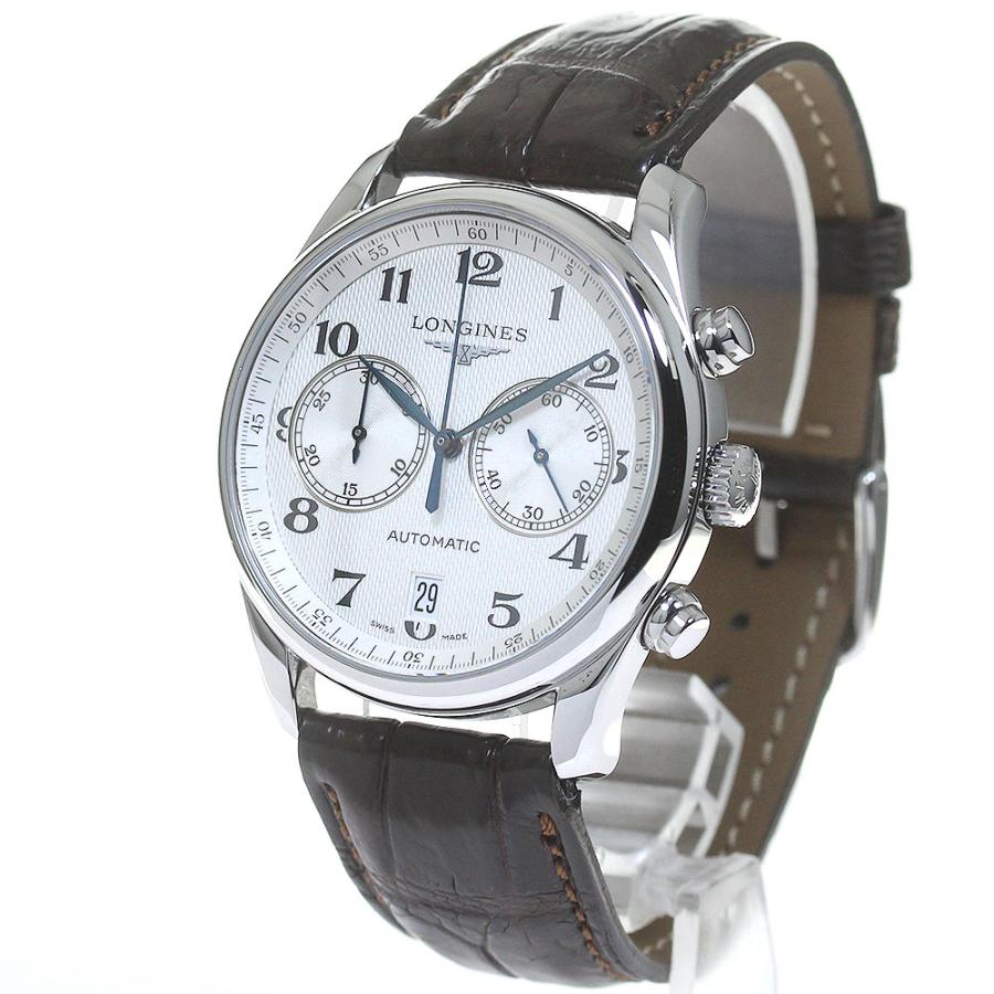 LONGINES（ロンジン） LONGINES L2.629.4 マスターコレクション クロノグラフ デイト 自動巻き メンズ 美品 保証書 ...