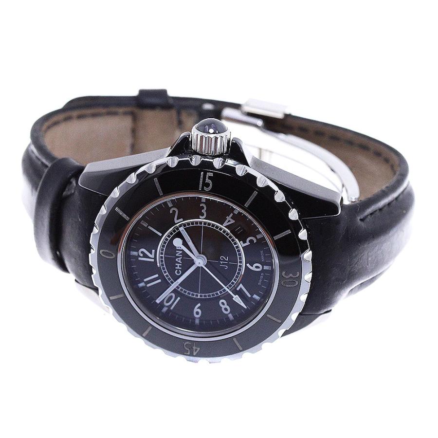 CHANEL シャネル H0680 J12 黒セラミック デイト クォーツ レディース _815528 : CLOSER Yahoo!ショップ - 通販 - Yahoo!ショッピング